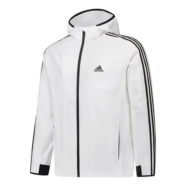Adidas Woven Windbreaker Jacket - White