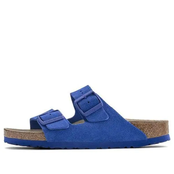 BIRKENSTOCK Arizona Sfb Vl Suede Sandals - Blue