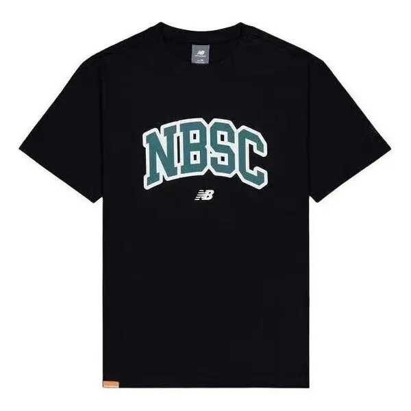 NEW BALANCE Big Nbsc Graphic T-shirt Asia Sizing 'black Blue - Black/blue
