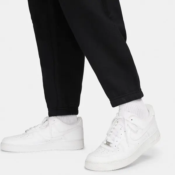 Nike Solo Swoosh Fleece Trousers - Black