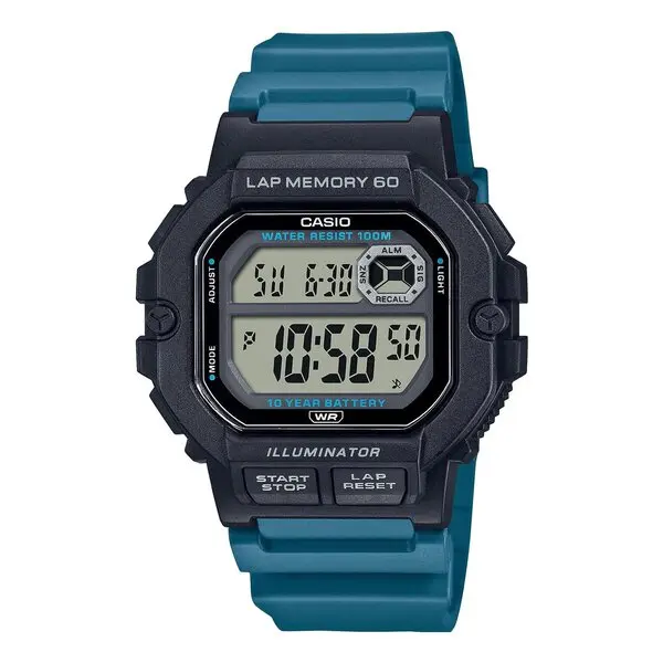 Casio Quartz Watch With Resin Strap - Default Color