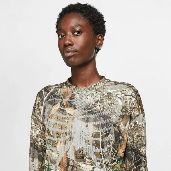 Nike Nrg Skeleton Long Sleeve Top - Brown