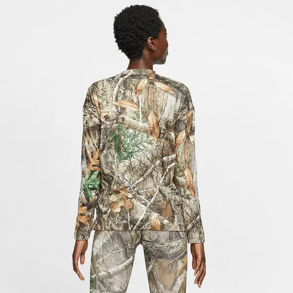 Nike Nrg Skeleton Long Sleeve Top - Brown