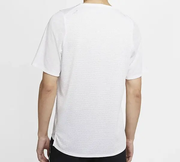 Nike Rise 365 Sports Running Short-sleeve Tee - White