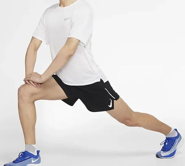 Nike Rise 365 Sports Running Short-sleeve Tee - White