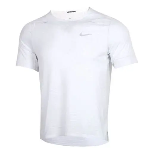 Nike Rise 365 Sports Running Short-sleeve Tee - White
