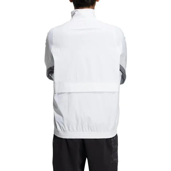 Adidas Logo Printing Pattern Splicing Stand Collar Zipper Jacket
