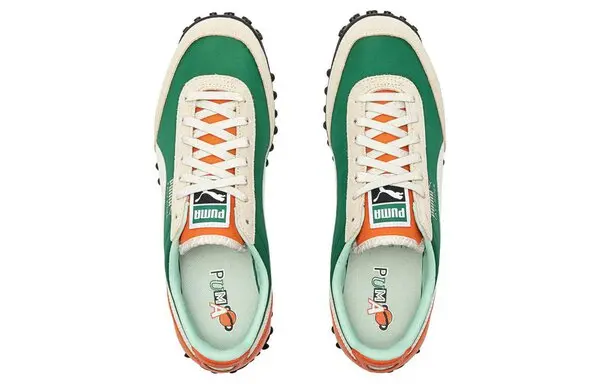 PUMA Fast Rider "dream" Sneakers - Beige/green/orange