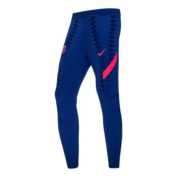 Nike Fc Barcelona Vaporknit Training Pants - Blue