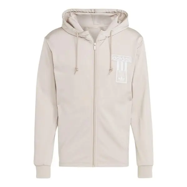 Adidas Originals Adicolor Adibreak Full Zip Hoodie - Beige