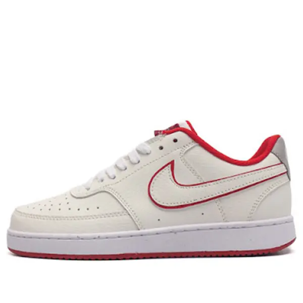 Nike Court Vision Sneakers - Beige/red