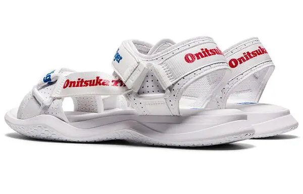 Onitsuka Tiger Ohbori Strap Sandals - White/blue/red