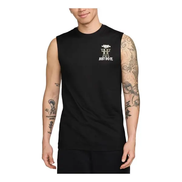 Nike Dri-fit Sleeveless Fitness Tank - Black