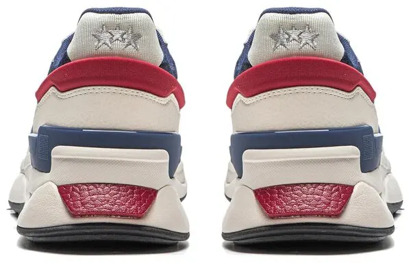 LI-NING 001 Moment V2 Athletic Sneakers - White/blue/red