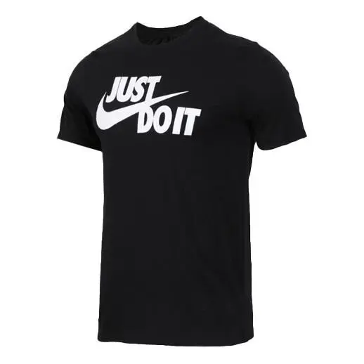Nike Just Do It Graphic Print T-shirt - Black