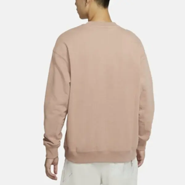 Nike Swoosh Sportswear French Terry Crewneck Sweatshirt - Light Brown