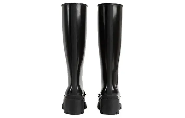 Gucci Rubber Horsebit Tall Boots