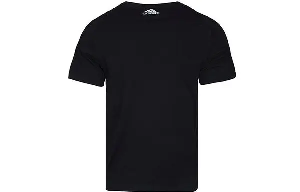 Adidas Logo Printing Sports Round Neck Short Sleeve