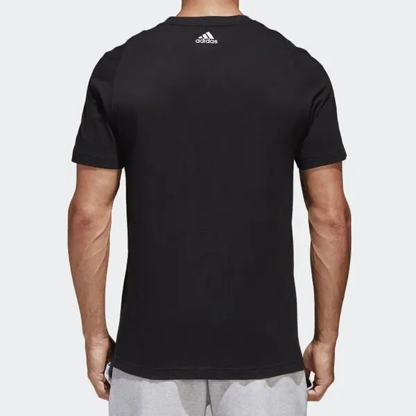 Adidas Logo Printing Sports Round Neck Short Sleeve