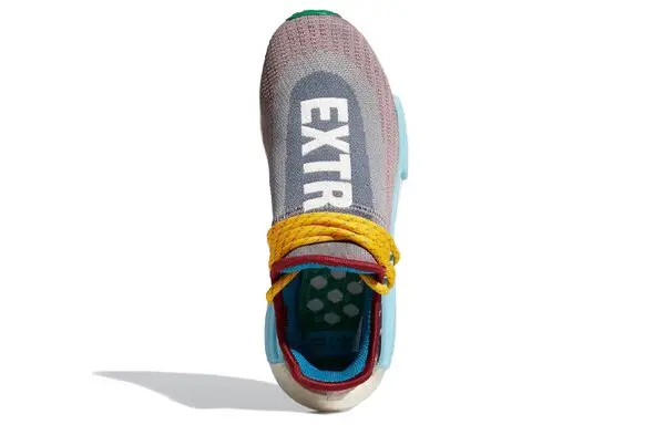 Adidas Pharrell X Nmd Human Race 'extra Eye Legacy Purple' Sneakers - Grey