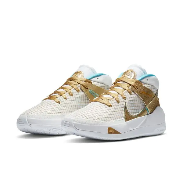 Nike Kd 13 Eybl Athletic Sneakers - Whitegoldblue