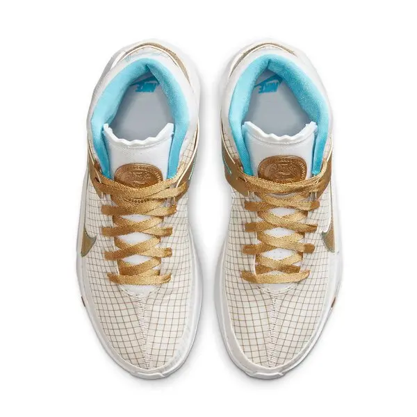 Nike Kd 13 Eybl Athletic Sneakers - Whitegoldblue