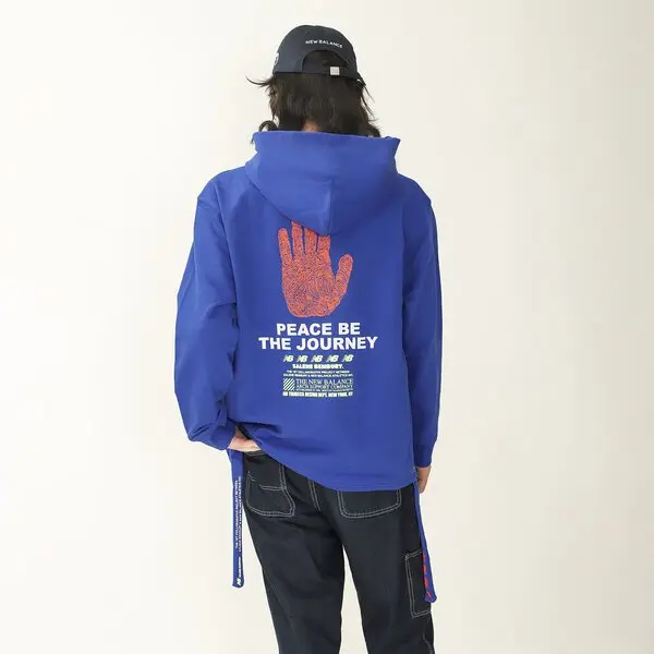 NEW BALANCE X Salehe Bembury Graphic Hoodie - Blue