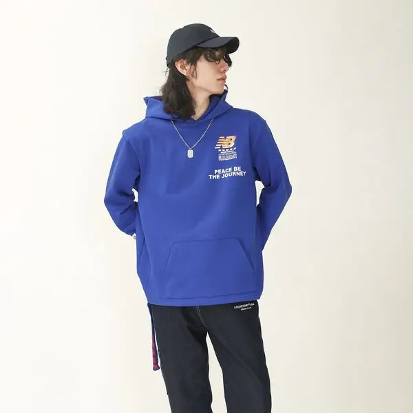 NEW BALANCE X Salehe Bembury Graphic Hoodie - Blue