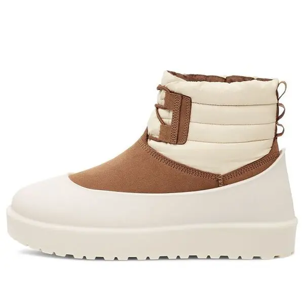 UGG Classic Mini Lace-up Weather Boot - Chestnut/whitecap Grey
