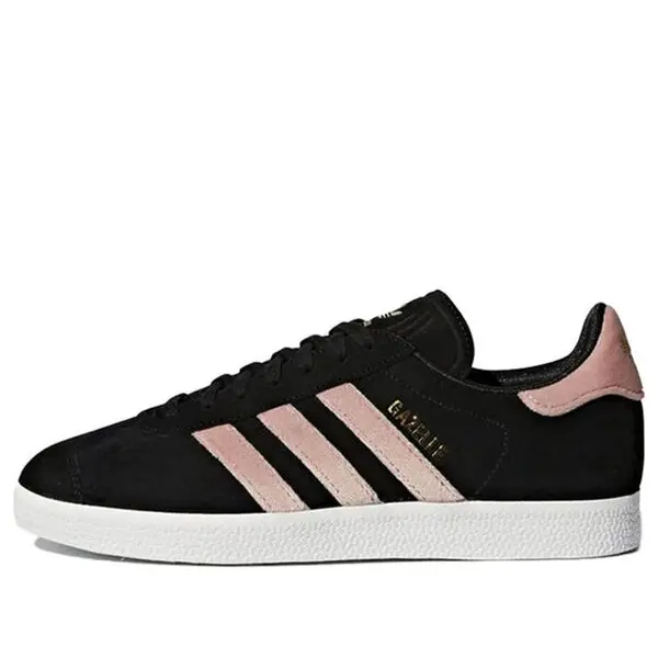 Adidas Gazelle Black Raw Pink Sneakers - Black/pink