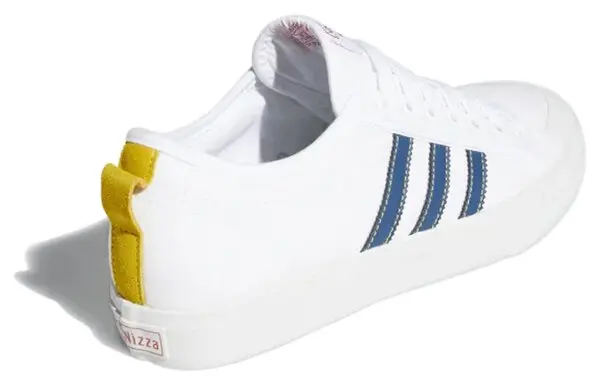 Adidas Nizza Low Top Sneakers - White/blue