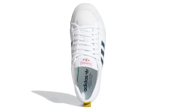 Adidas Nizza Low Top Sneakers - White/blue