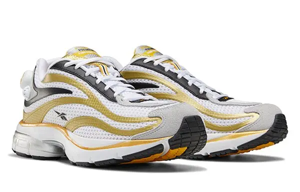 REEBOK Premier Pump Paris "gold Metallic - White