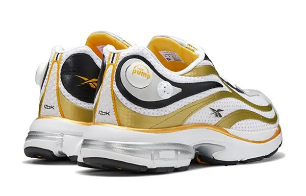 REEBOK Premier Pump Paris "gold Metallic - White
