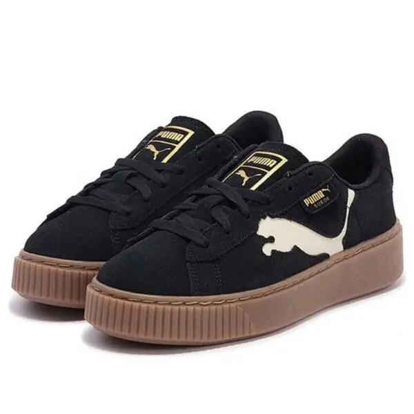 PUMA Suede Platform Cutout Sneakers