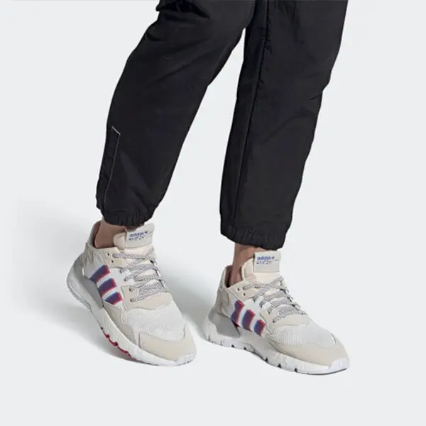 Adidas Originals Nite Jogger Sneakers - Blue/red/gray