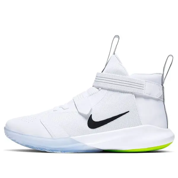 Nike Precision 3 Flyease High Top Sneakers - White