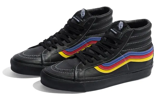 VANS Bows And Arrows X Sk8-hi '5x5' Leather High-top Sneakers