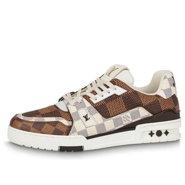 LOUIS VUITTON Trainer Sneakers - Brown/white/grey