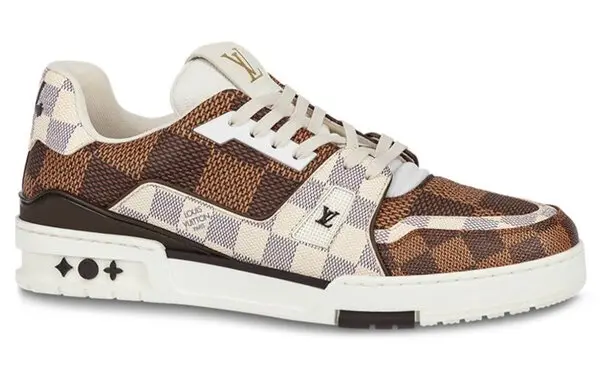 LOUIS VUITTON Trainer Sneakers - Brown/white/grey