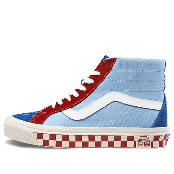 VANS Sk8-hi 38 Dx Anaheim Factory High Top Sneakers - Blue/red
