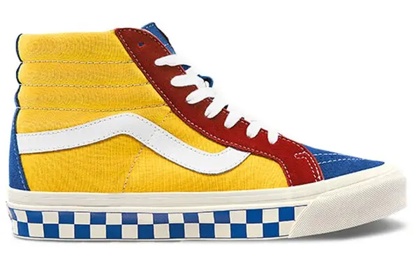 VANS Sk8-hi 38 Dx Anaheim Factory High Top Sneakers - Blue/red