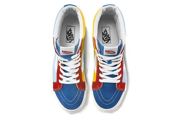 VANS Sk8-hi 38 Dx Anaheim Factory High Top Sneakers - Blue/red