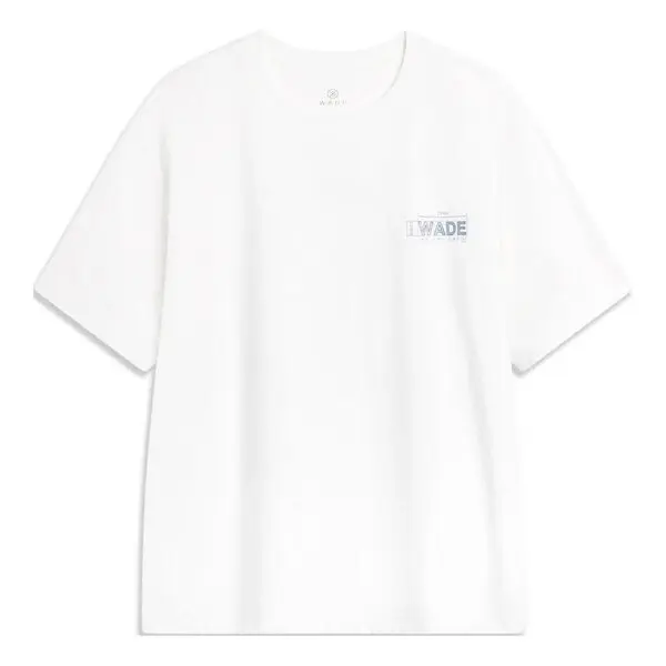 LI-NING Way Of Wade Graphic T-shirt 'white Blue