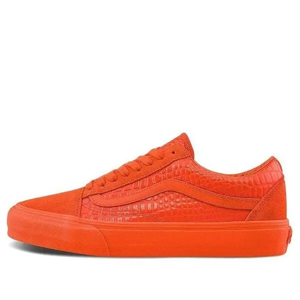 VANS Old Skool Vlt Lx "croc Skin Flame" Sneakers - Orange