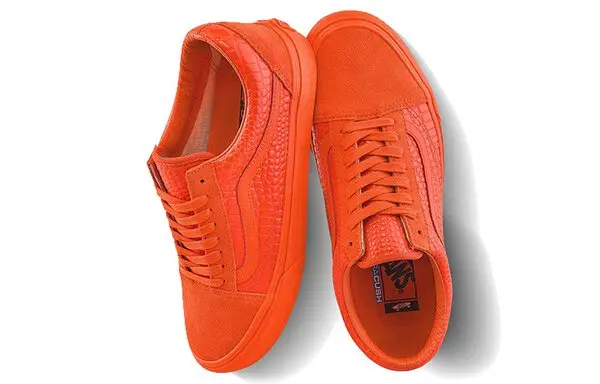 VANS Old Skool Vlt Lx "croc Skin Flame" Sneakers - Orange