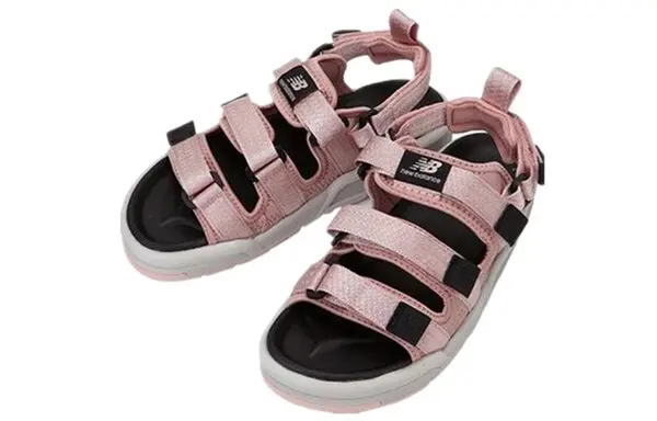 NEW BALANCE Adjustable Velcro Strap Sandals - Pink
