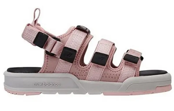 NEW BALANCE Adjustable Velcro Strap Sandals - Pink