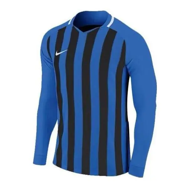 Nike Stripe Round Collar Shirt 'blue - Default Colorway