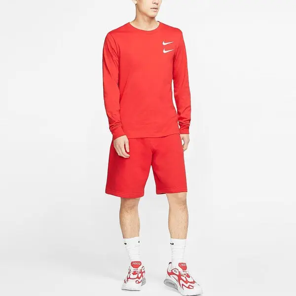 Nike Printing Round Neck Long Sleeves T-shirt